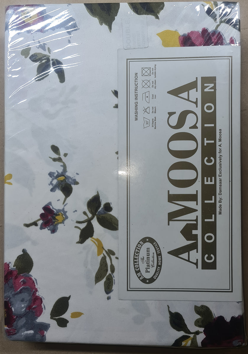 Double A Moosa Flat and Fitted Sheets MW-38 – Damsaar Home